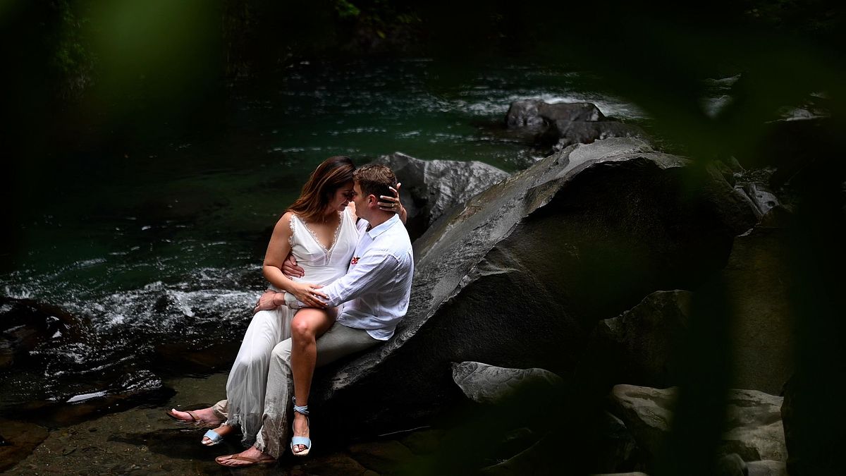 Amazing Costa Rica Waterfall Wedding Elopement