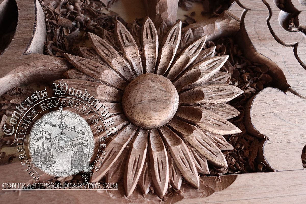 Daisy Carving for St. Bernadette